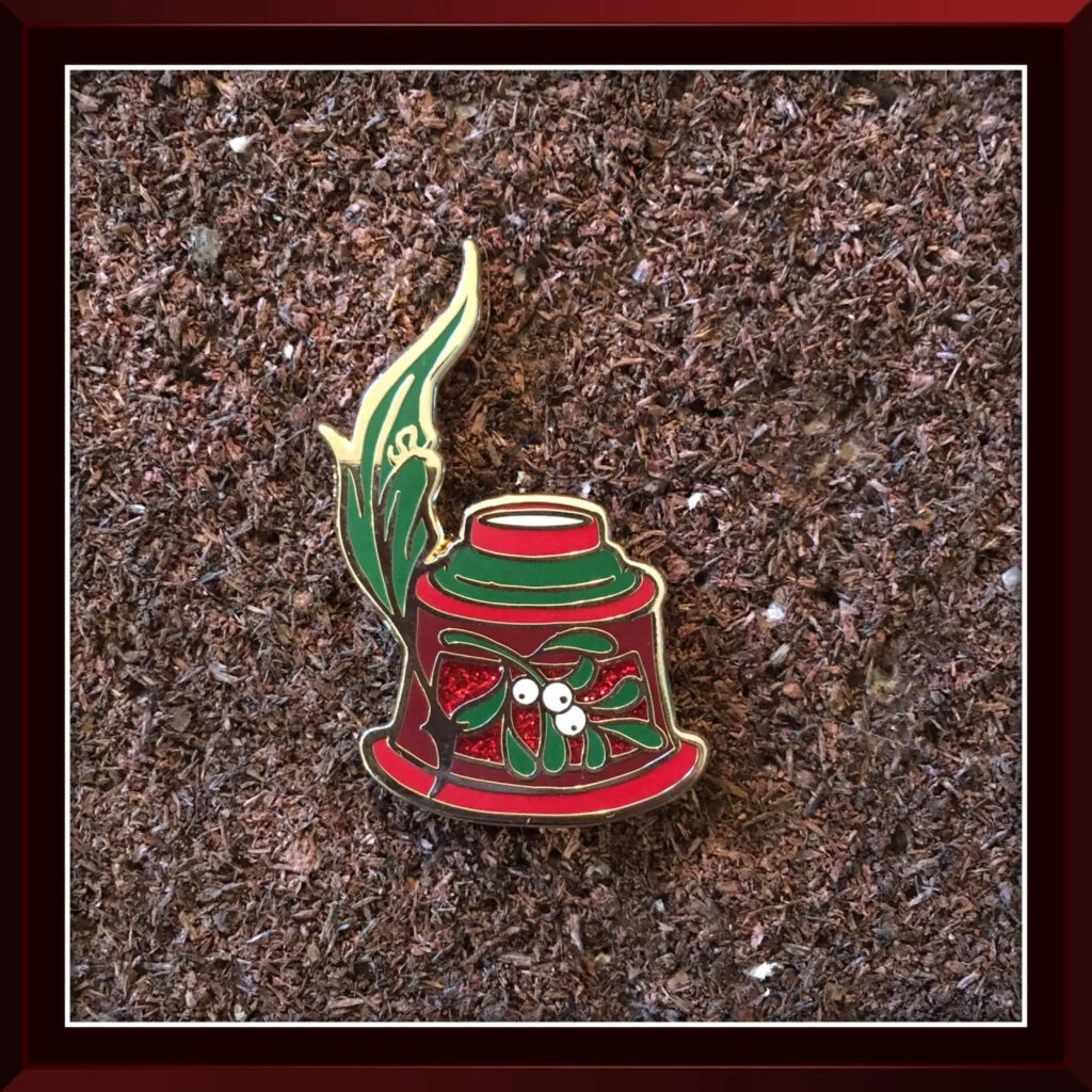 Mistletoe Inkwell - Three Muses Ink